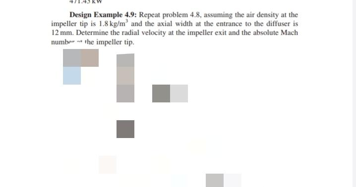 Solved Design Example 49: Repeat problem 4.8, assuming the | Chegg.com