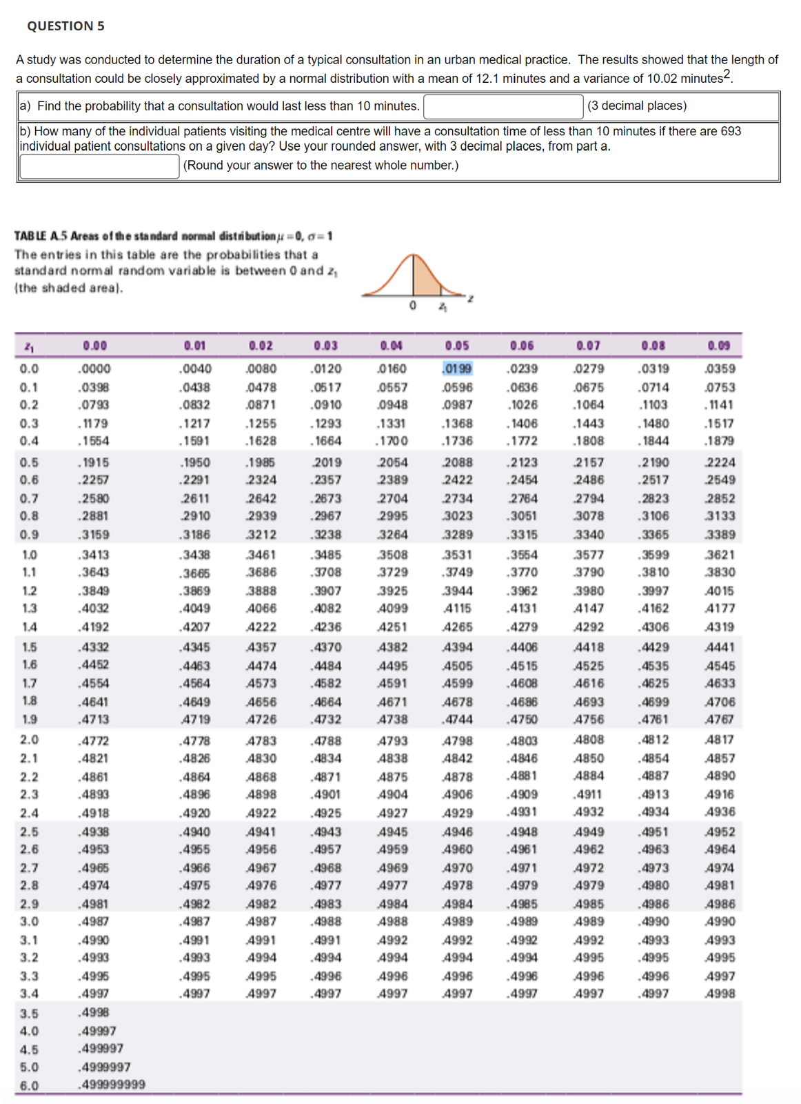 Solved A study was conducted to determine the duration of a | Chegg.com