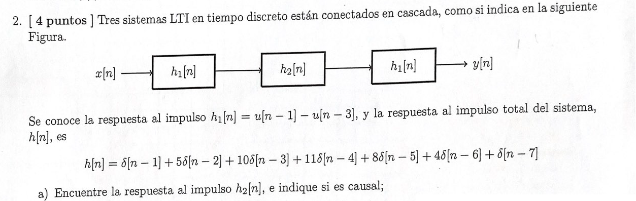 Solved Three discrete-time LTI systems are connected in | Chegg.com