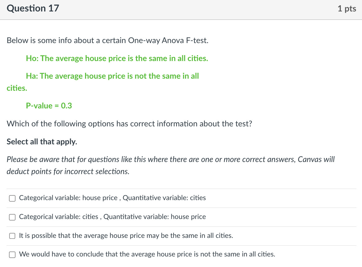 Solved Below is some info about a certain One-way Anova | Chegg.com