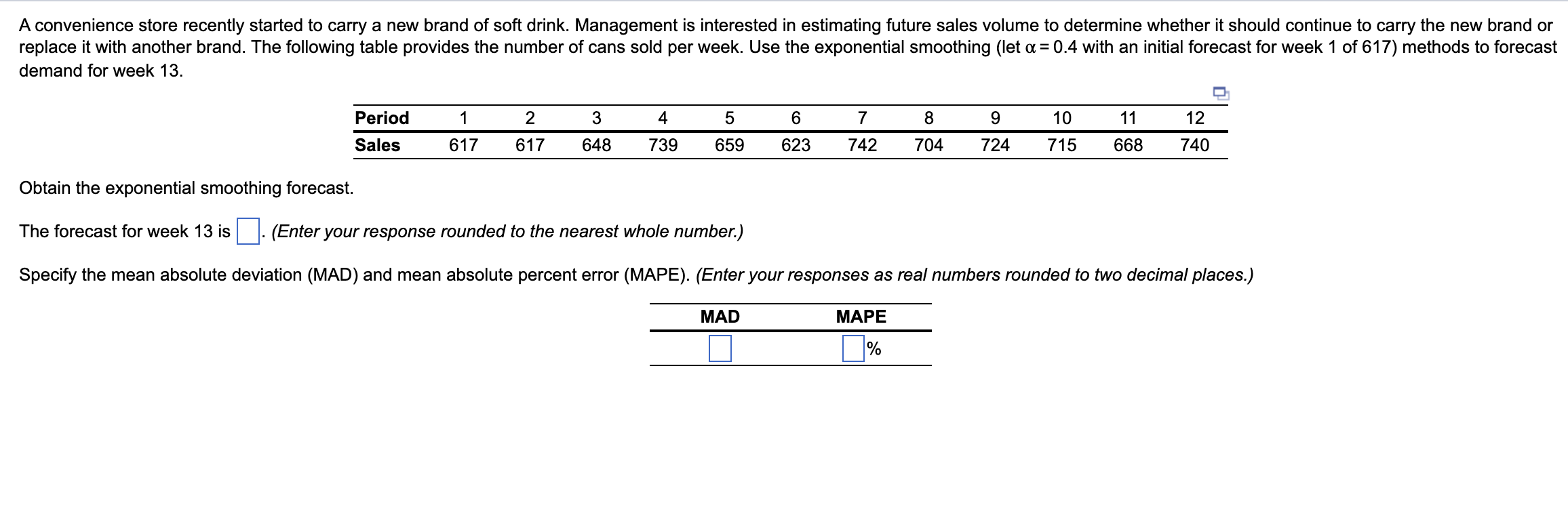 Solved A convenience store recently started to carry a new | Chegg.com