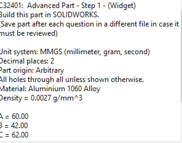 _32401: Advanced Part - Step 1 - (Widget) Build this | Chegg.com
