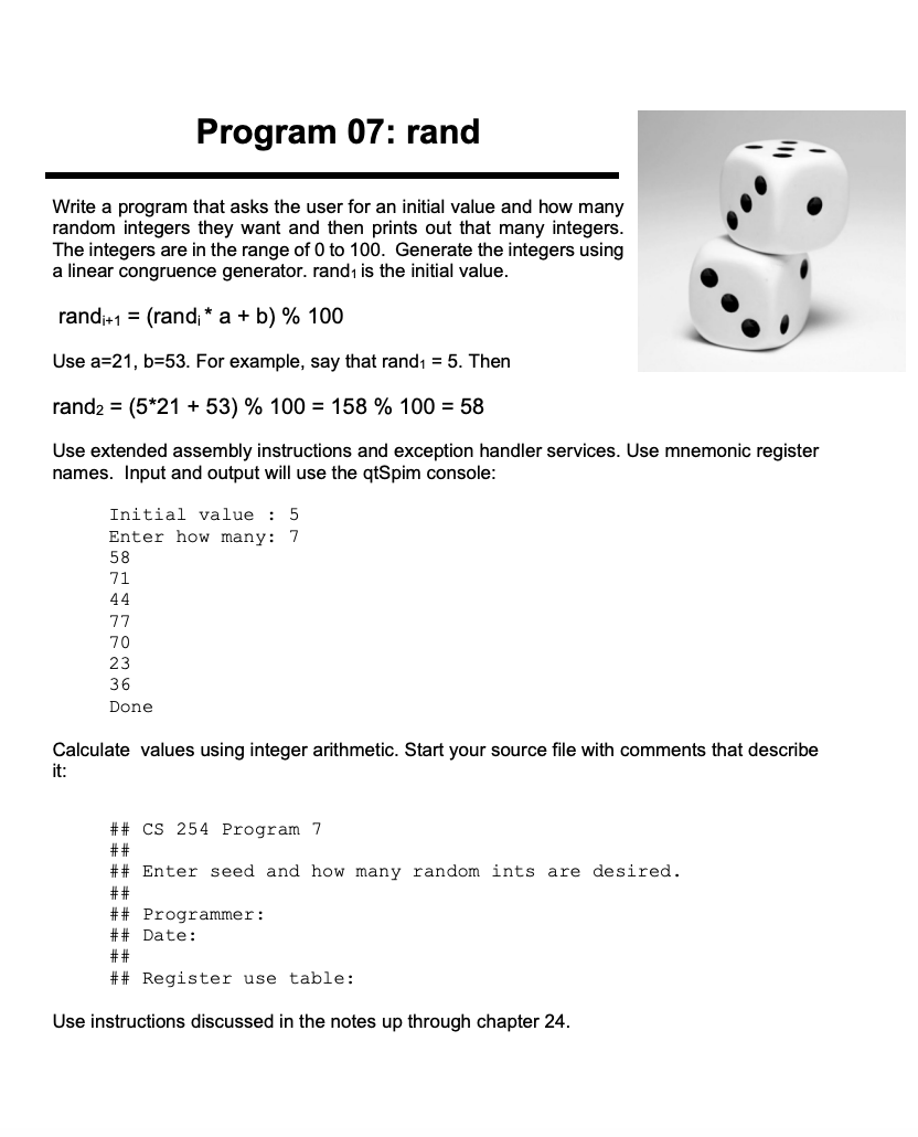 Write A Mips Assembly Language Program Qtspim It Is 