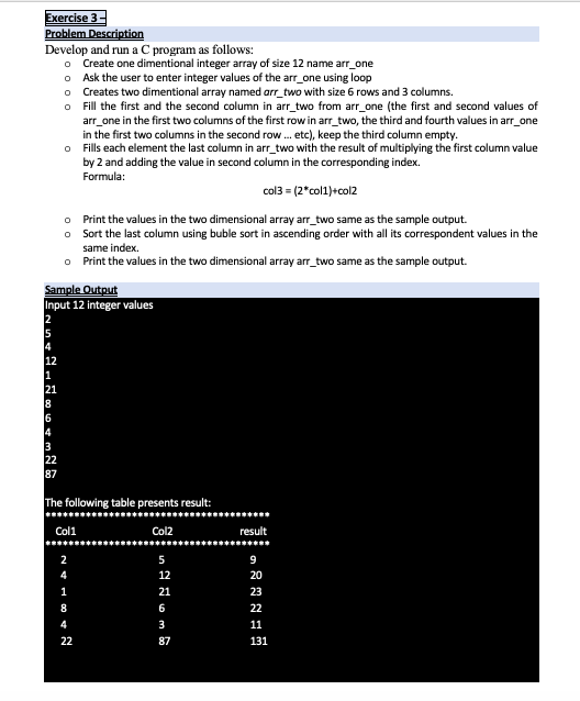 Solved Exercise 3 Problem Description Develop And Run A C