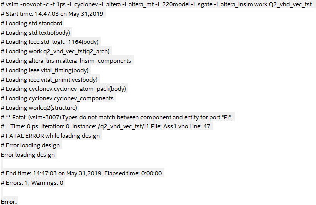 Solved My VHDL code compiles successfully but when I run | Chegg.com