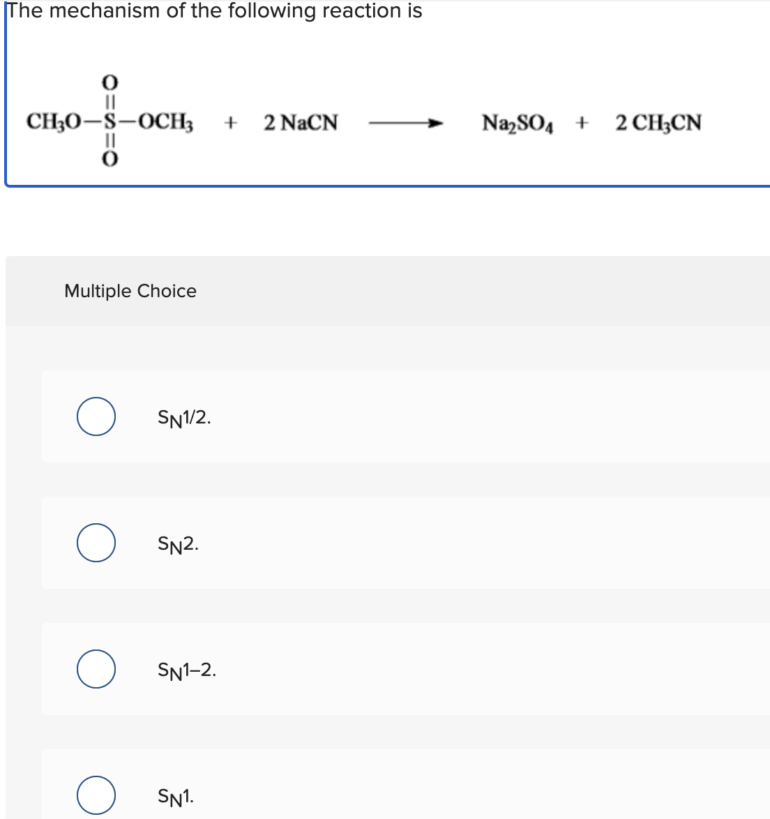 Solved The mechanism of the following reaction is \\[ +2 | Chegg.com
