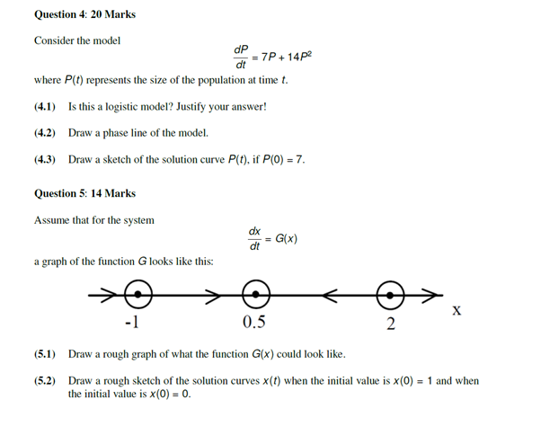 Solved Question 4: 20 ﻿Marks Consider the model | Chegg.com