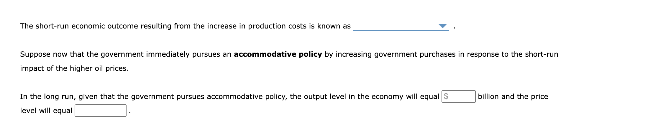Solved 9. Economic fluctuations II The following graph shows | Chegg.com
