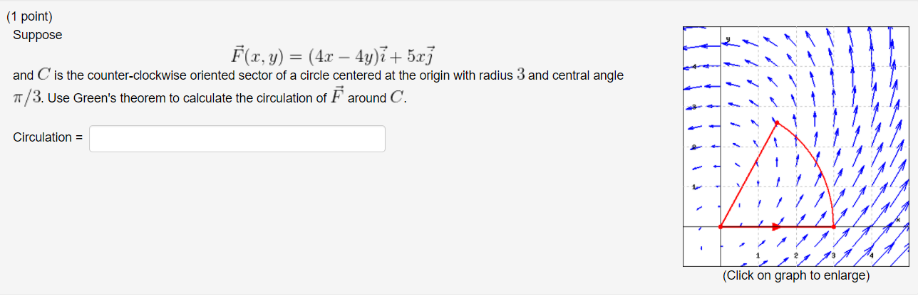 Solved 1 Point Suppose F X Y 4x 4y I 5x7 And C Is