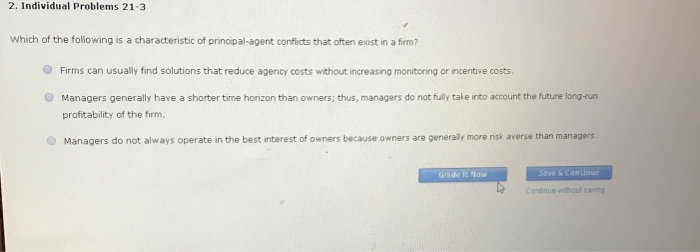 Solved 2. Individual Problems 21-3 Which of the following is | Chegg.com