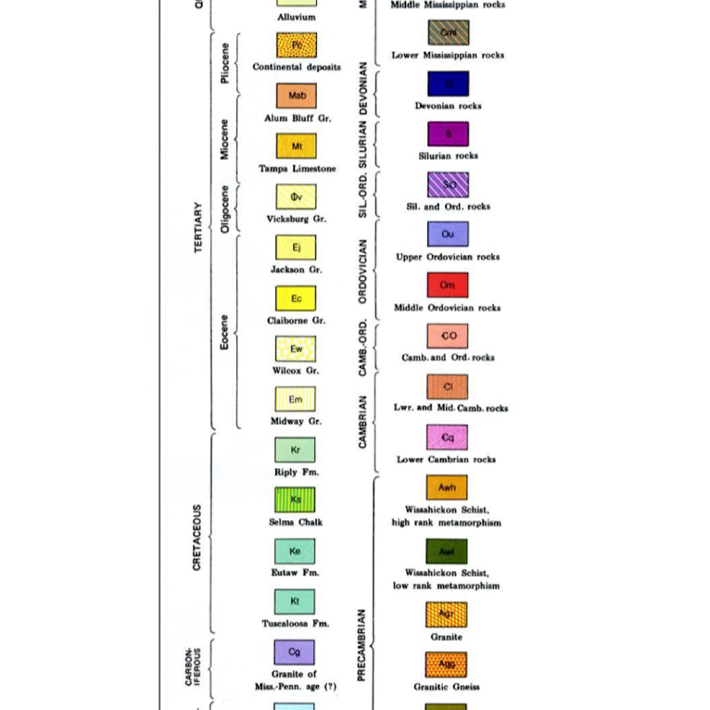 A) If you were to divide the area into geologic | Chegg.com