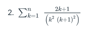 Solved Solve the following summation problems (You have to | Chegg.com