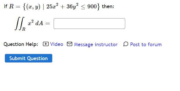 Solved = If R= {(x, y) | 25x² + 36y?
