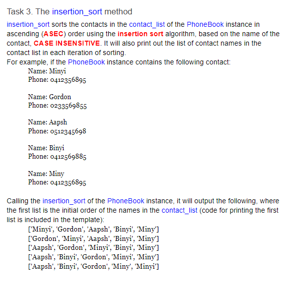 Solved CODE: main.py: from phonebook import | Chegg.com
