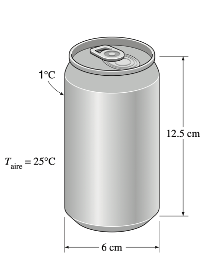Solved Consider an aluminum can with cold soda inside that | Chegg.com