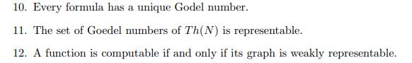 Solved 10. Every formula has a unique Godel number. 11. The | Chegg.com