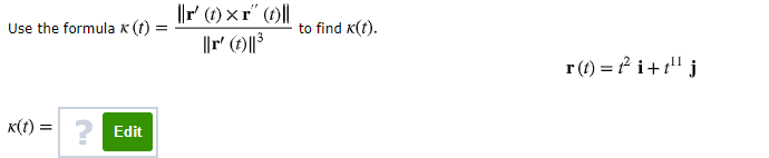 Solved Use the formula x (t) = ||r' (1) roll to find (t). | Chegg.com