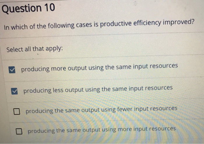 Solved Question 10 In which of the following cases is | Chegg.com