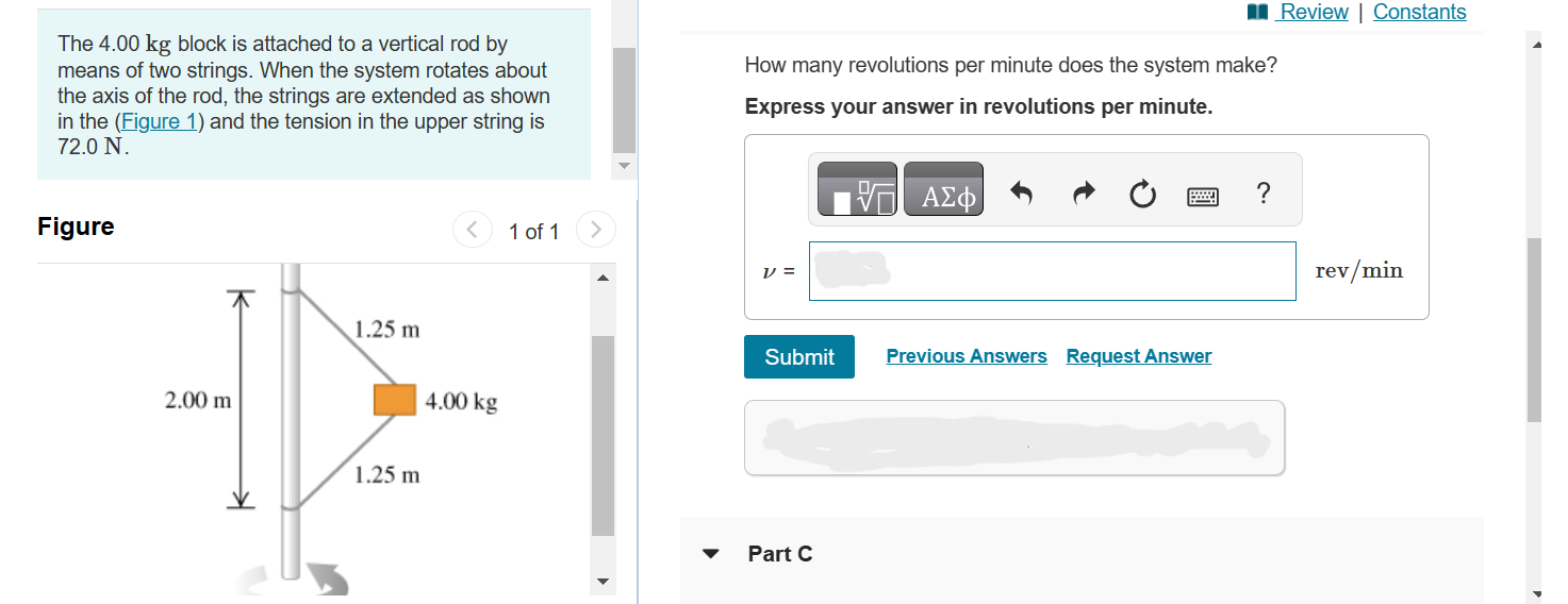 Solved 2) Find the number of revolutions per minute at which | Chegg.com
