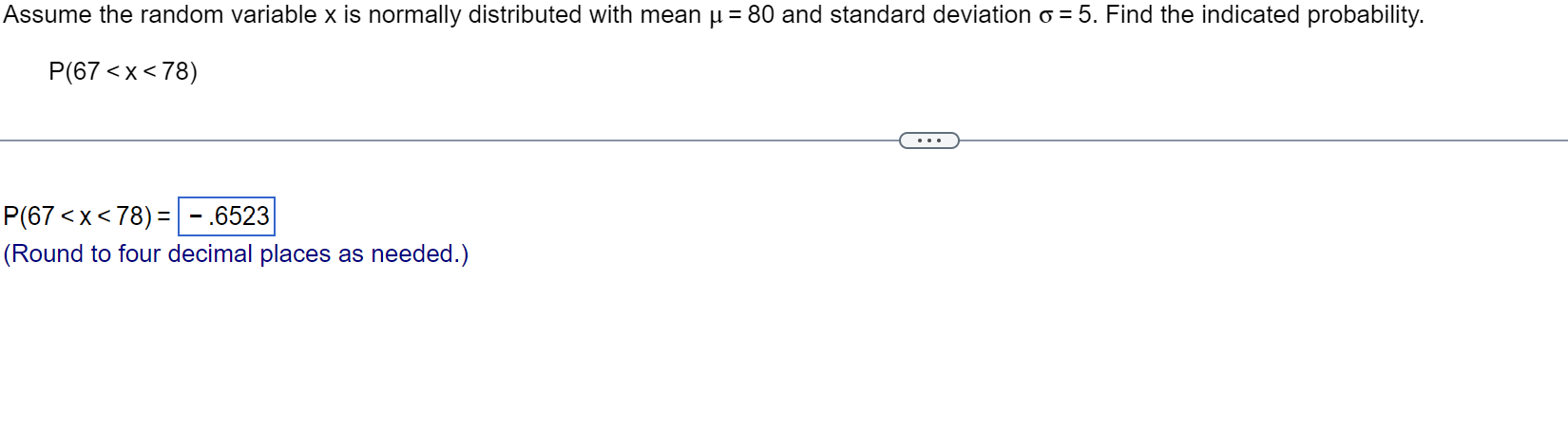 Solved Assume the random variable x is normally distributed | Chegg.com