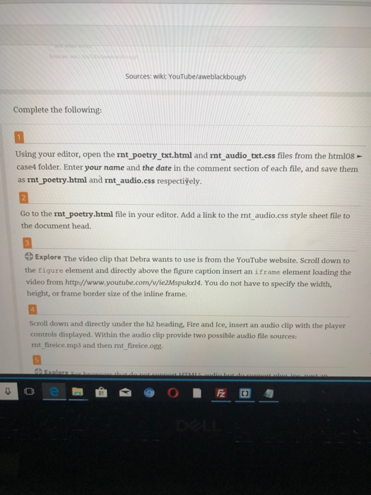 8-16e Challenge: Case Problem 4 Data Files needed for | Chegg.com