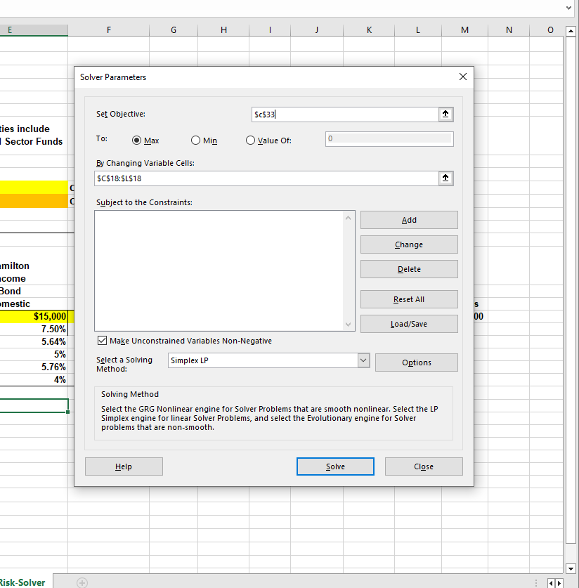 Solved I need help creating constraints. The way it is | Chegg.com