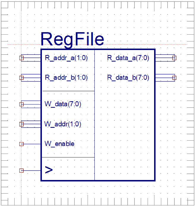 The register file for this CPU has one write port, a | Chegg.com
