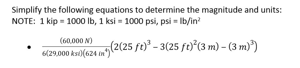 Solved Simplify the following equations to determine the | Chegg.com