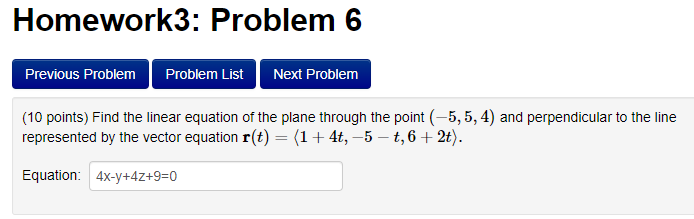 Solved Homework3: Problem 6 Previous Problem Problem List | Chegg.com