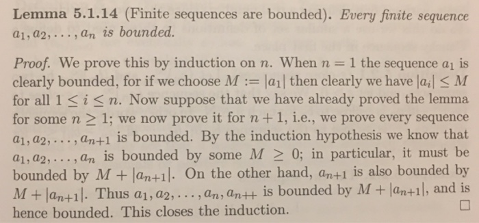 Solved Lemma 5.1.15 (Cauchy sequences are bounded). Every | Chegg.com