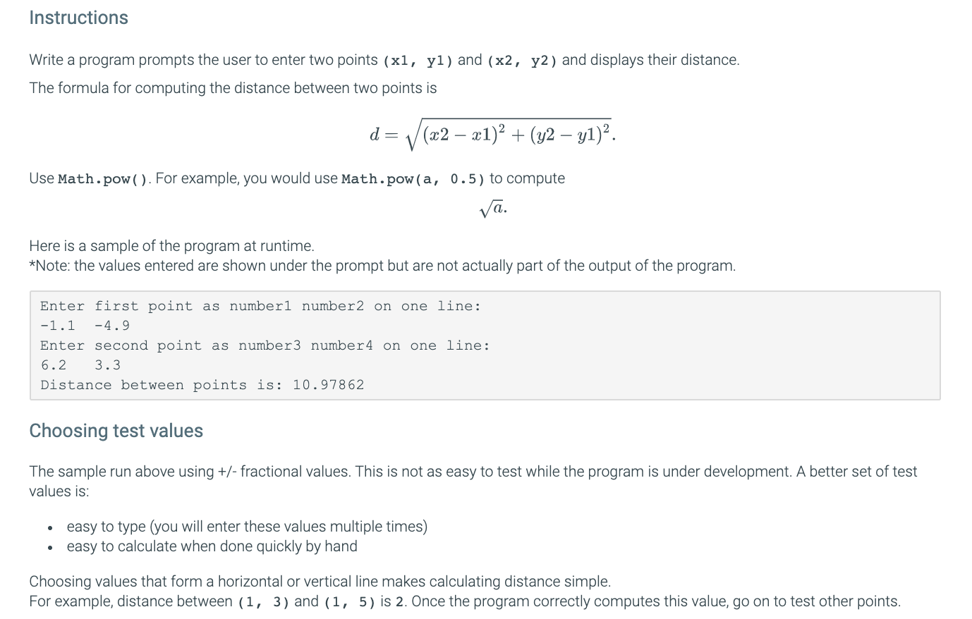 Solved Instructions Write a program prompts the user to | Chegg.com