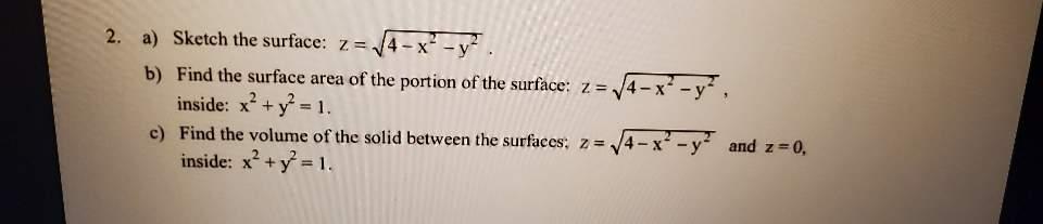 Solved Hello Please Help Me With My Multivariable Calc 