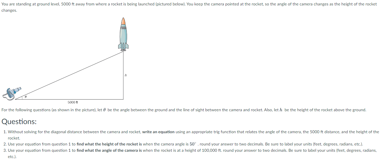 Solved Questions: rocket. etc.). | Chegg.com
