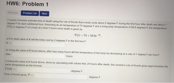 Solved HW6: Problem 24 PreviousProblem List Next 1 point) it | Chegg.com