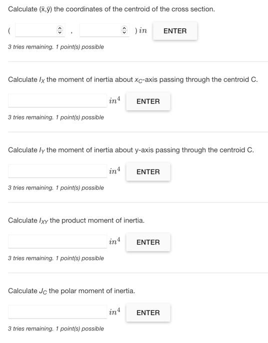 Solved Consider the cross section show in the figure below: | Chegg.com
