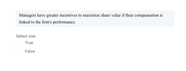 Solved Managers have greater incentives to maximize share | Chegg.com