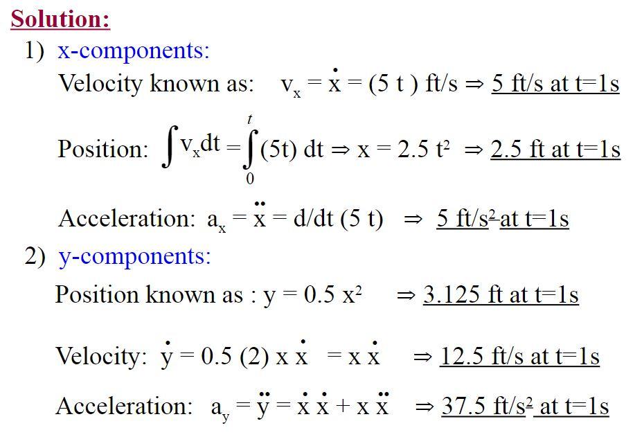 Please teach me how to find time derivatives from | Chegg.com