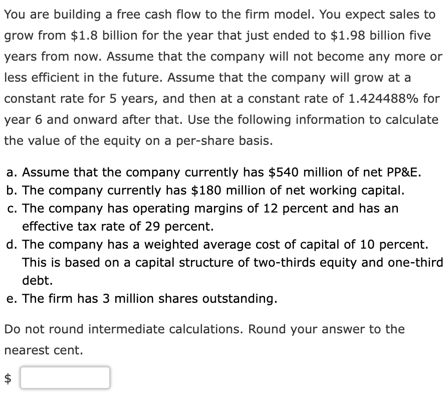 grow from $1.8 billion for the year that just ended | Chegg.com