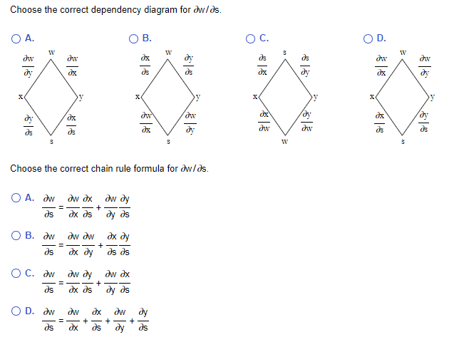 Solved Draw a dependency diagram and write a chain rule | Chegg.com