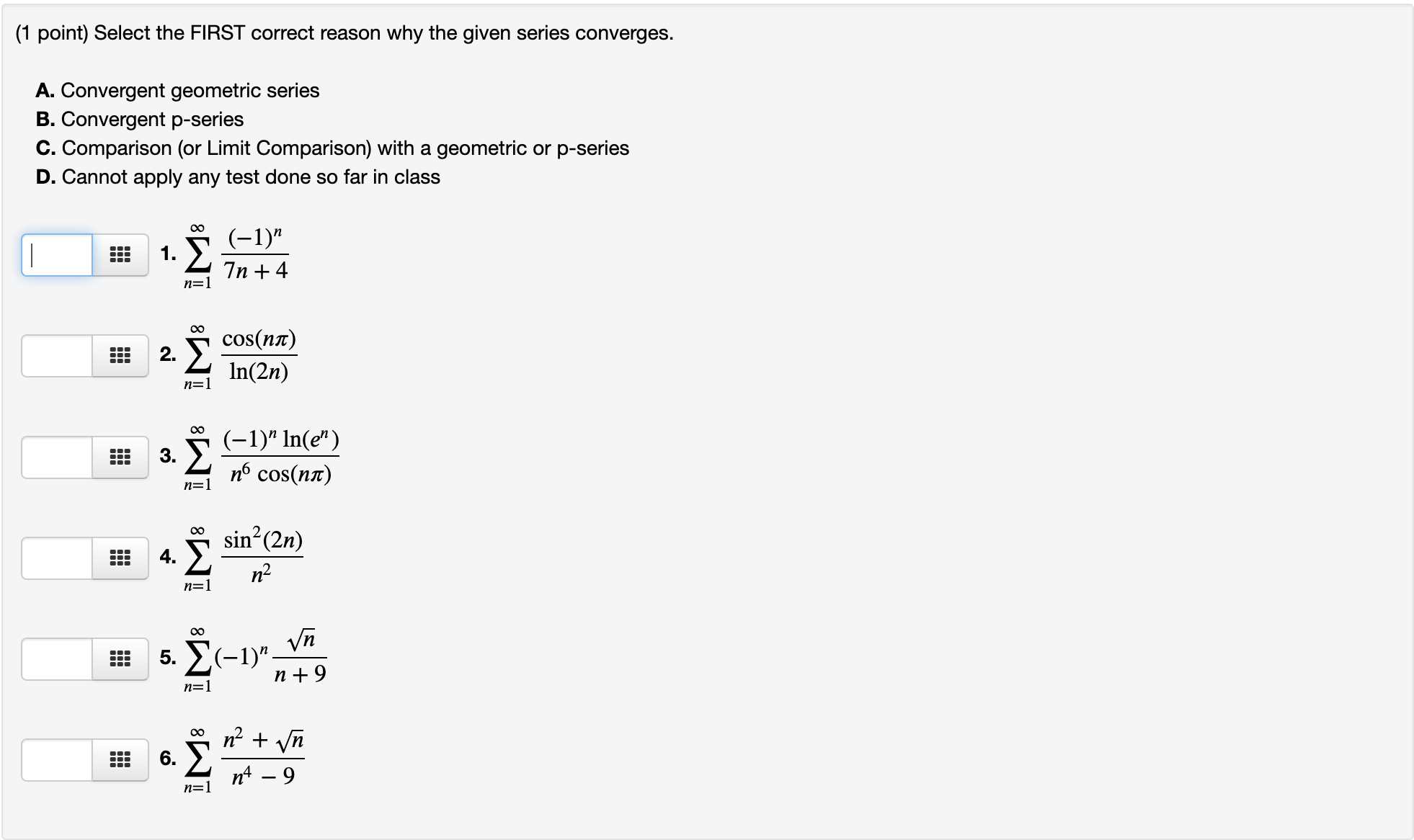 Solved 1 Point Select The First Correct Reason Why The 5706