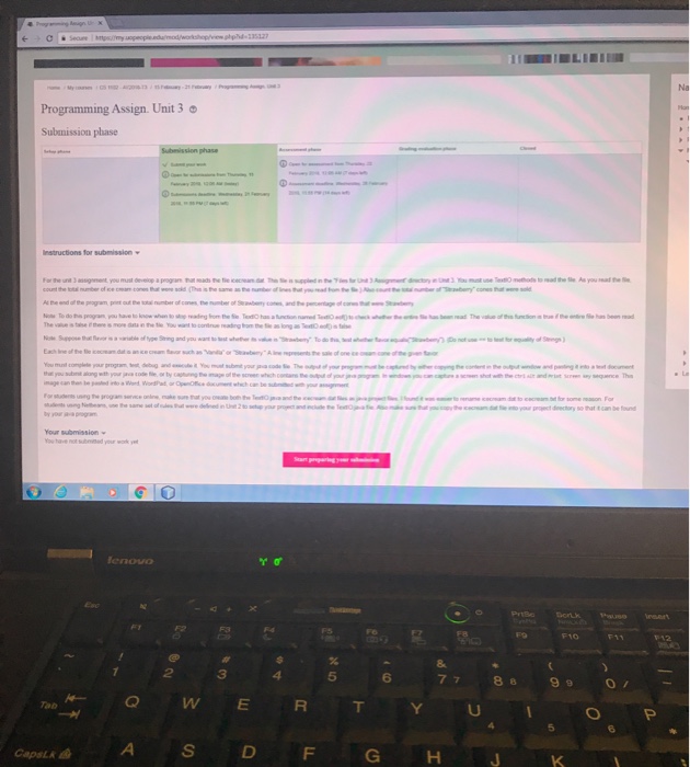 Solved For the unit 3 assignment, you must develop a program | Chegg.com