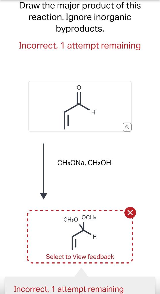 Solved Draw the major product of this reaction. Ignore | Chegg.com