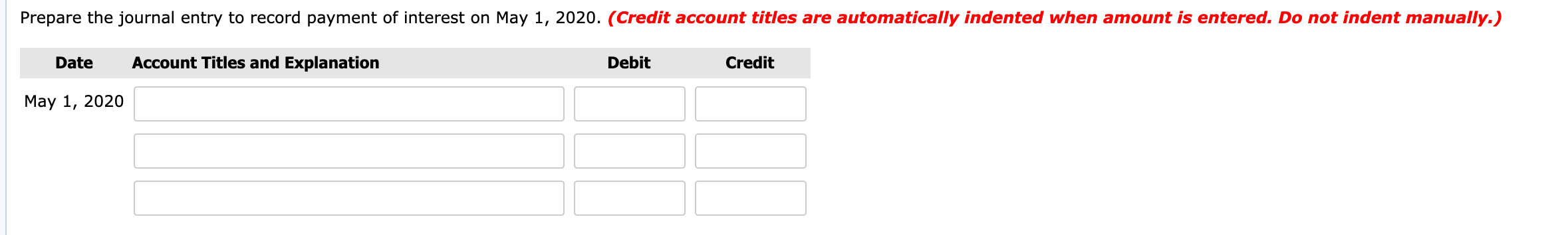 Solved Problem 10-3A (Part Level Submission) On May 1, 2019, | Chegg.com