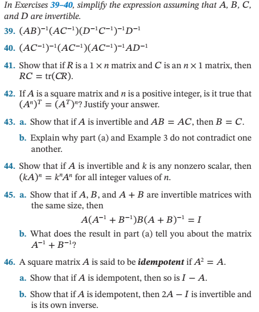 Solved In Exercises 19-20, compute the following using the | Chegg.com