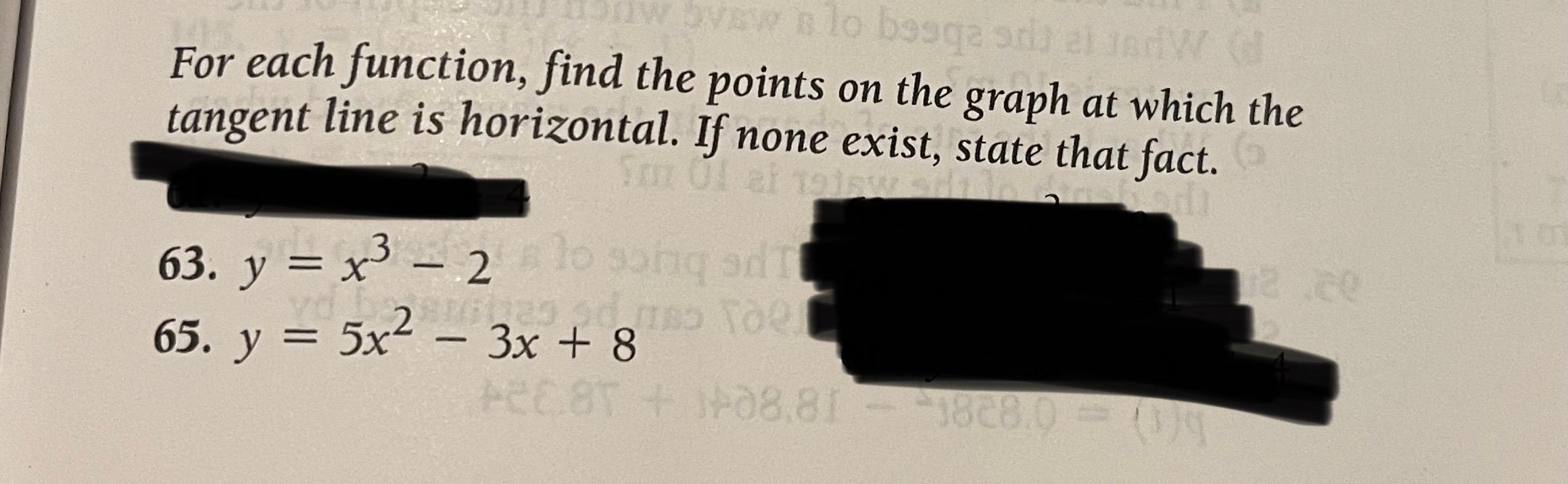 Solved wyn lo beagen) w For each function, find the points | Chegg.com