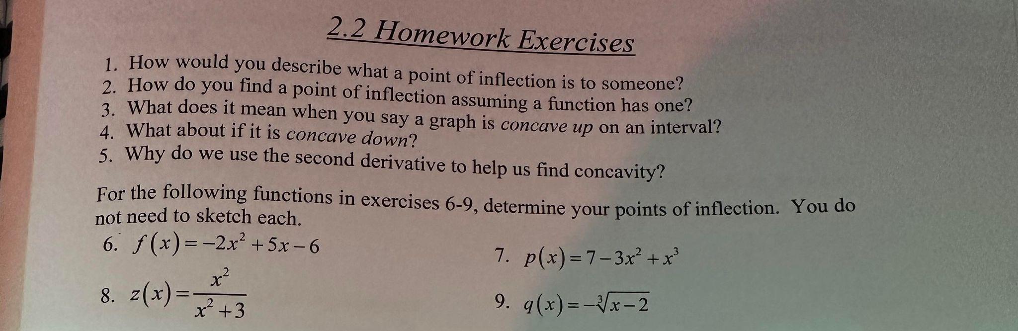 Solved 2.2 Homework Exercises 1. How would you describe what | Chegg.com