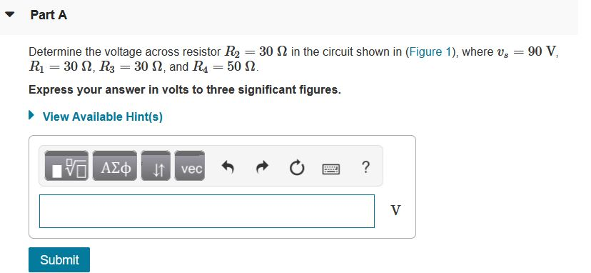 Solved Figure 1 of 1 RI + R2 R3 R4 Part A Determine the | Chegg.com