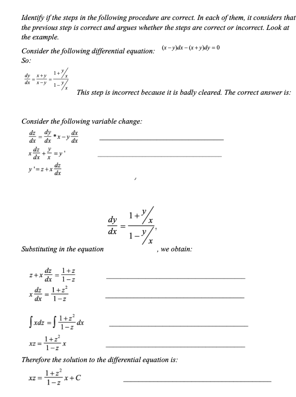 Solved Identify if the steps in the following procedure are | Chegg.com