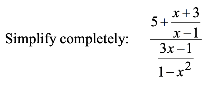 Solved Simplify completely: \\( | Chegg.com