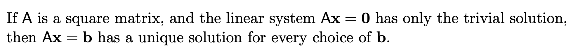 Solved If A is a square matrix, and the linear system Ax=0 | Chegg.com